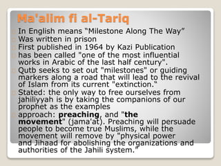 Biography syed qutb UNGS Presentation | PPT