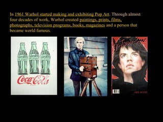 Biography warhol adapted | PPT
