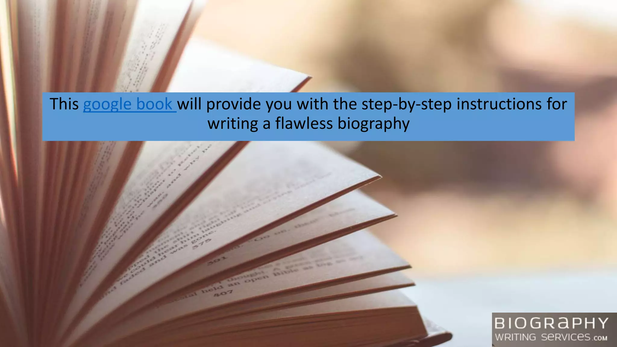 7 Key Ways for Writing Your Own Bio | PPT