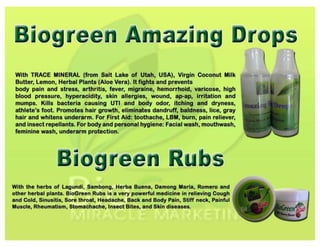 BioGreen Miracle Marketing Products | PPTX