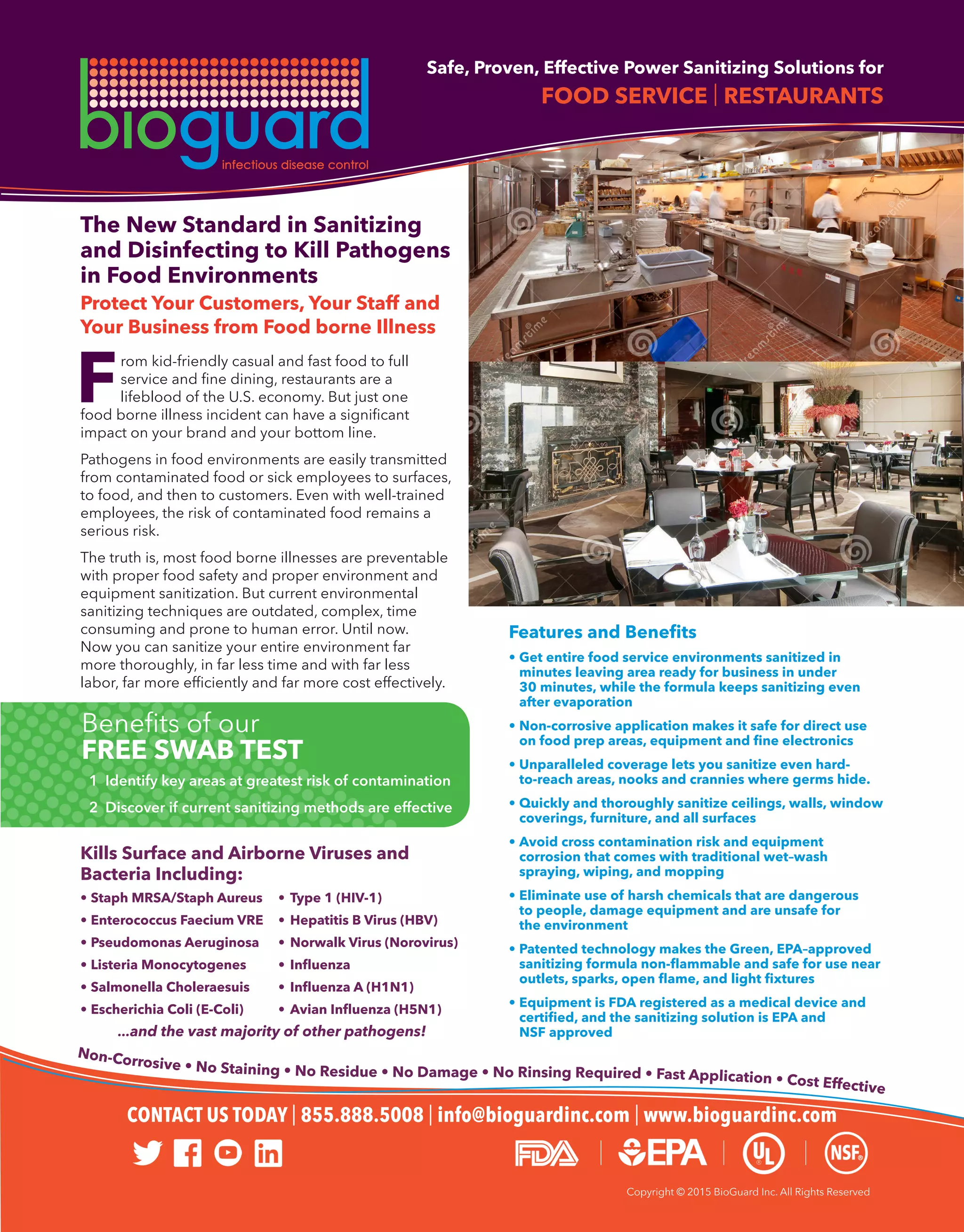 BioGuard Food Services Flyer | PDF
