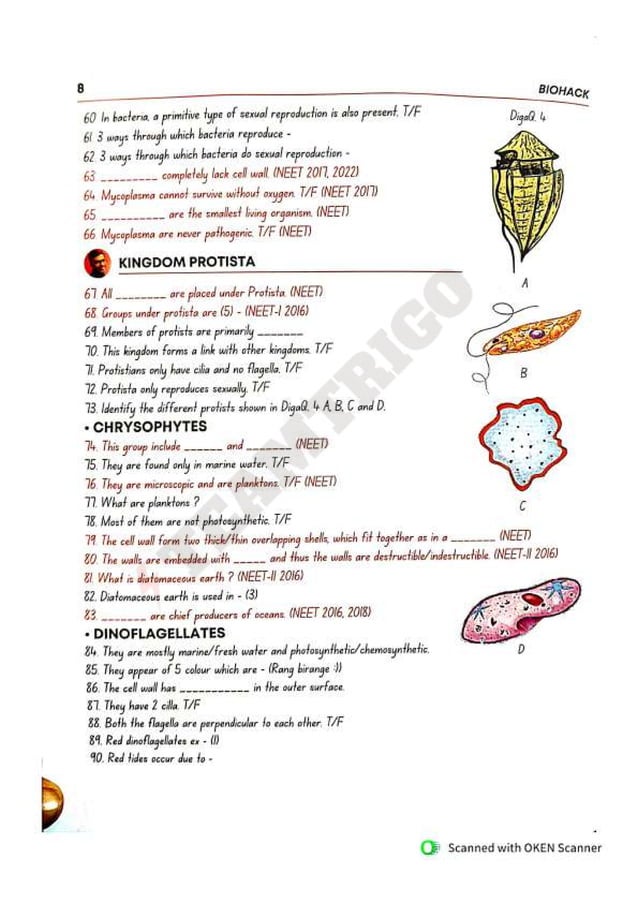 Biohack- class 11 and 12 NEET Parth Goyal | PDF