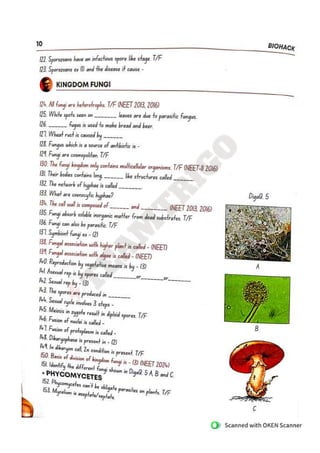 Biohack- class 11 and 12 NEET Parth Goyal | PDF