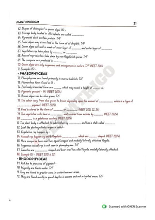 Biohack- class 11 and 12 NEET Parth Goyal | PDF