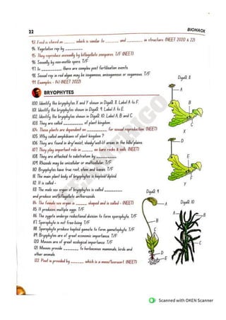 Biohack- class 11 and 12 NEET Parth Goyal | PDF