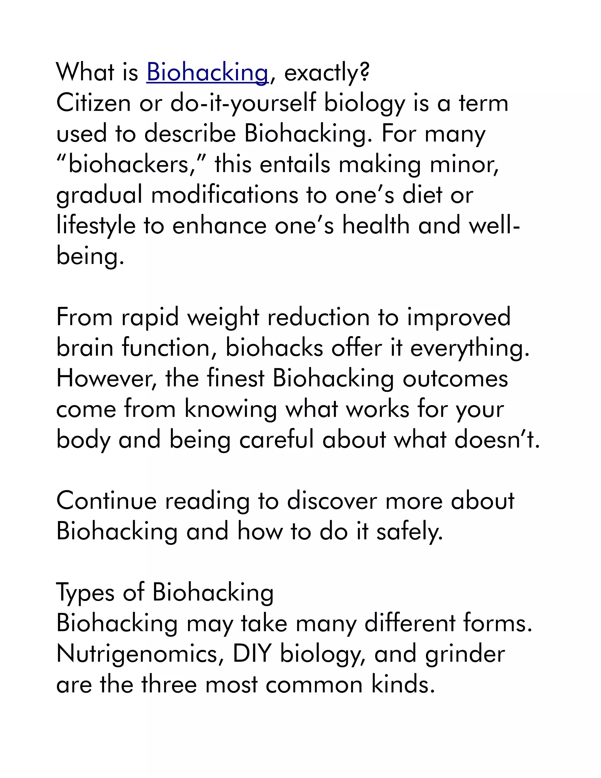Biohacking; Everything you need to know.pdf