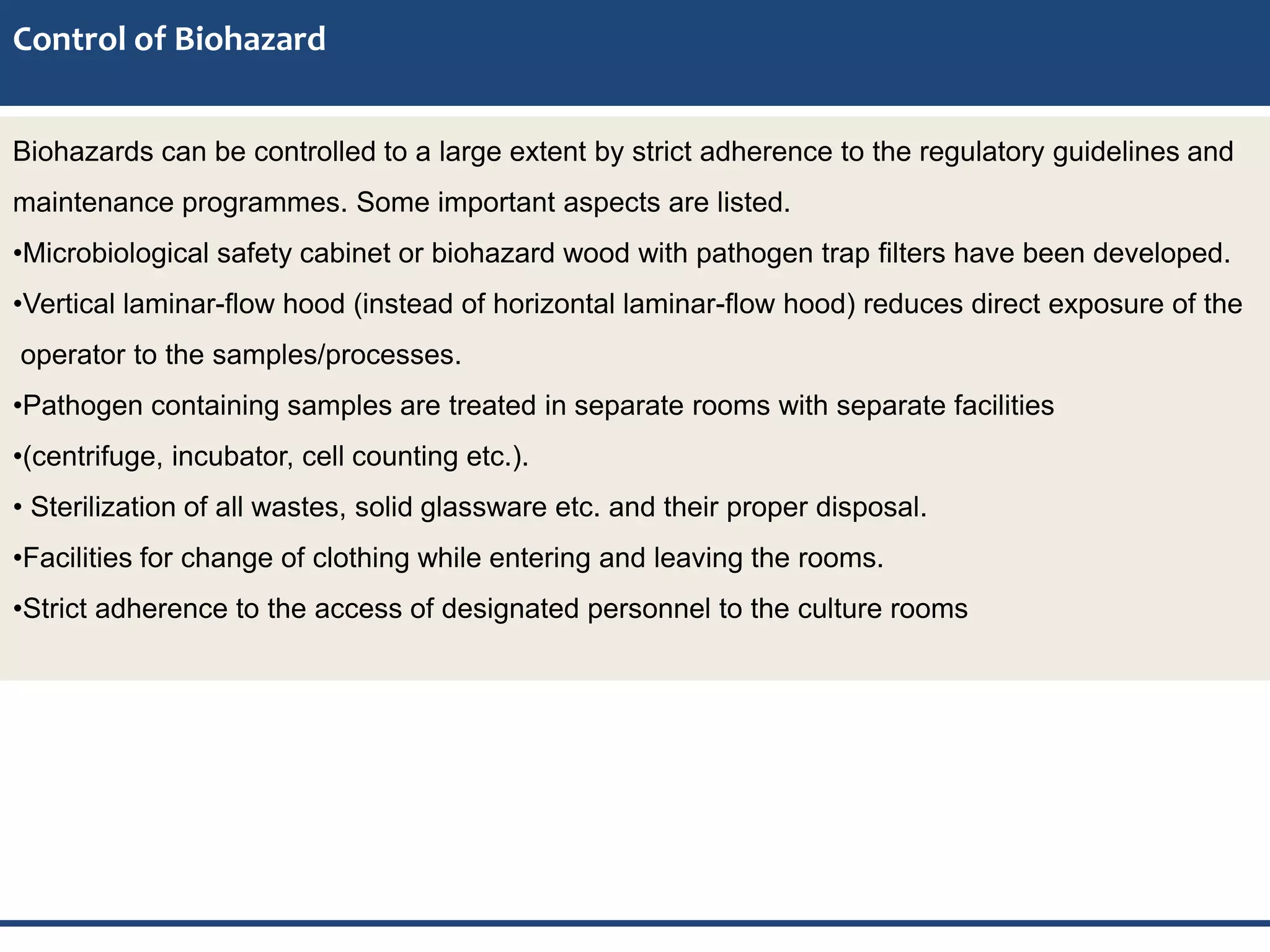 7.Laboratory safety and Biohazard | PPT