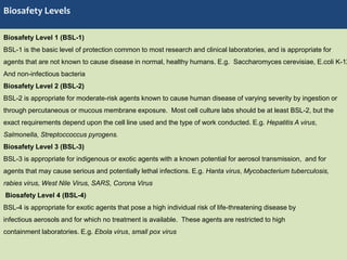 7.Laboratory safety and Biohazard | PPT