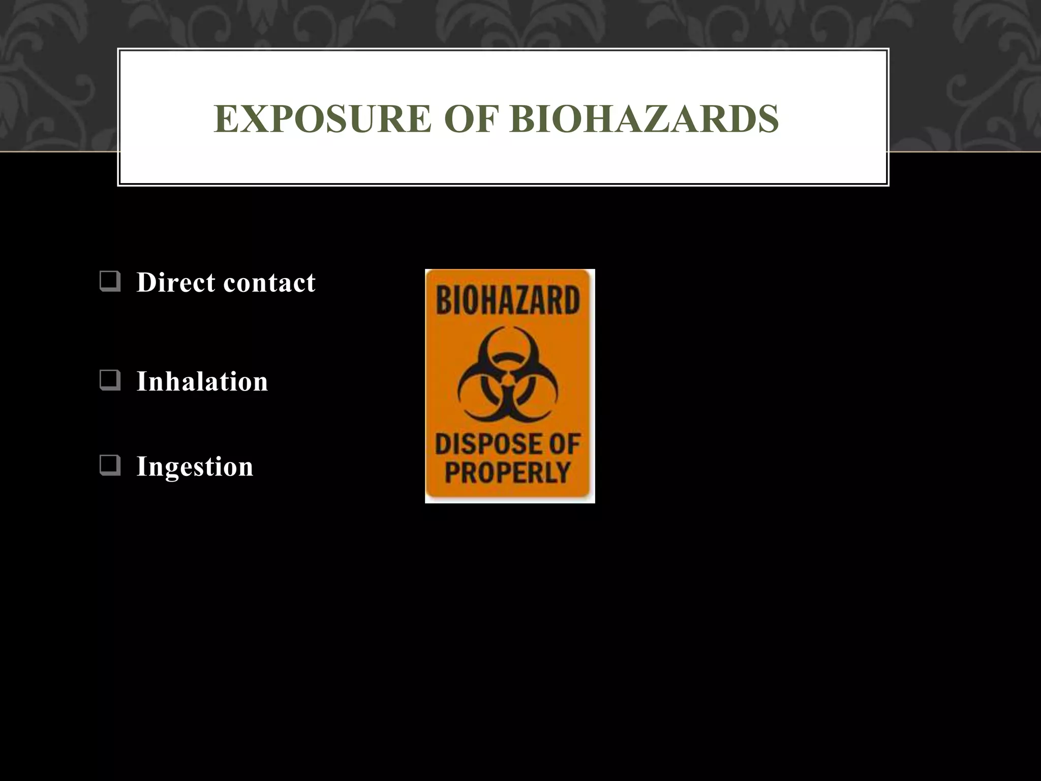 BIOHAZARDS IN CLINICAL LABORATORY | PPT
