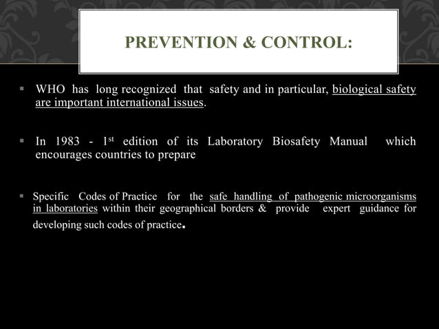 BIOHAZARDS IN CLINICAL LABORATORY | PPT