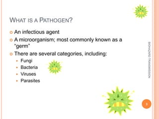 Biohazard Transmission | PPTX | Infectious Diseases | Diseases and ...