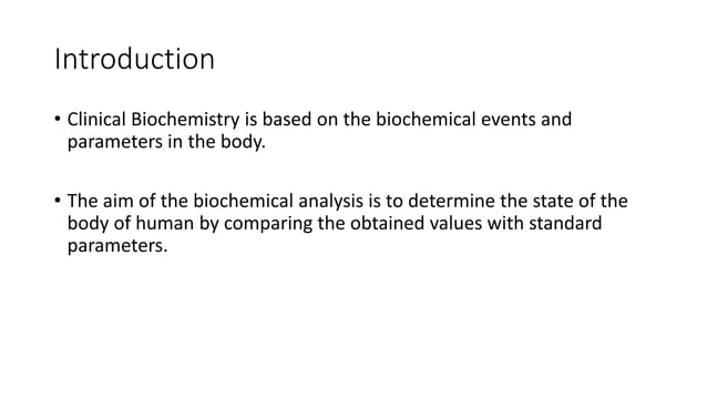 Biochemistry presentation | PPT