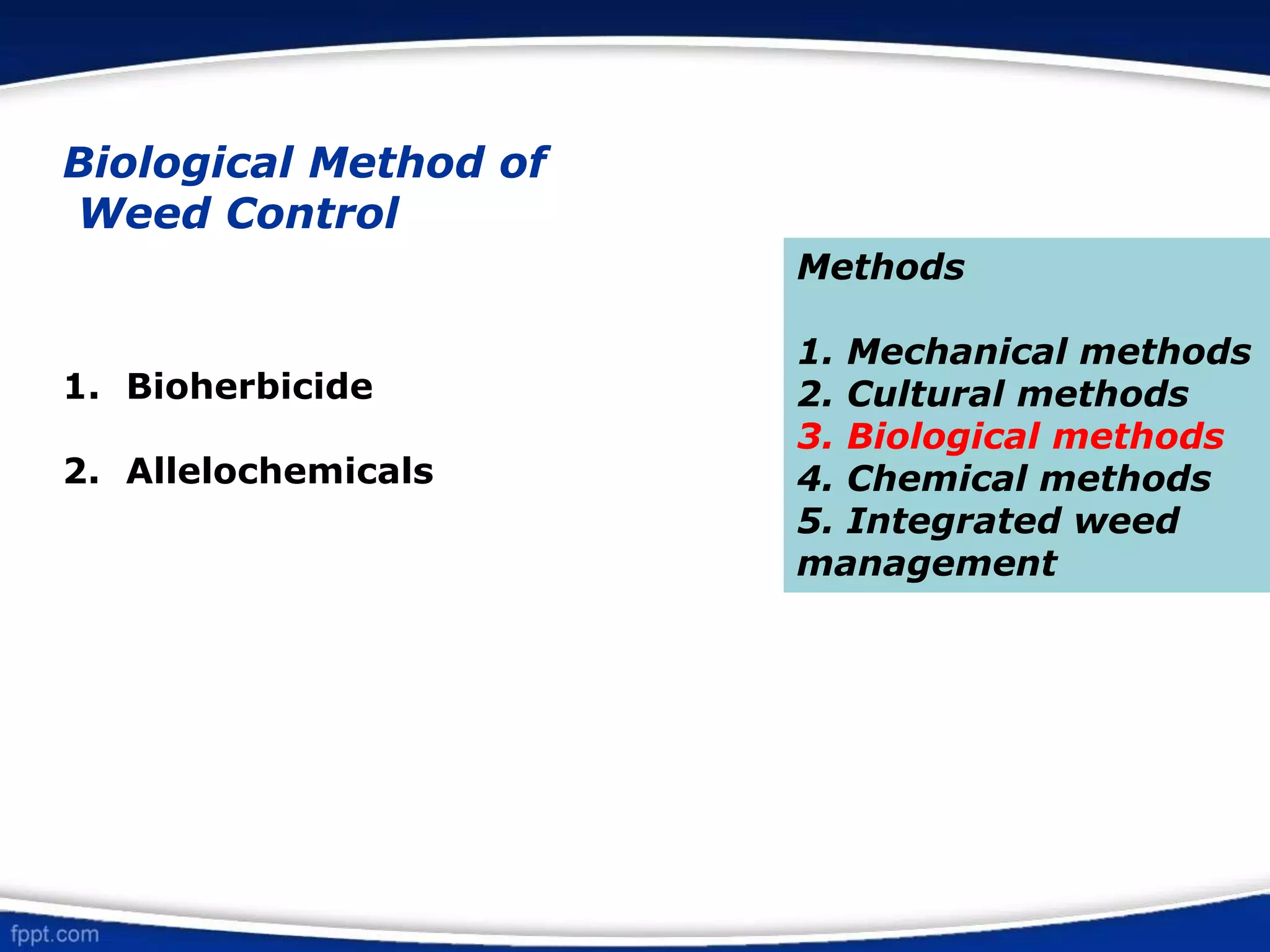 Bioherbicide and allelochemicals.ppt