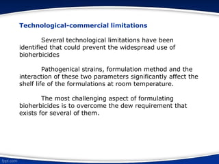 Bioherbicide and allelochemicals.ppt