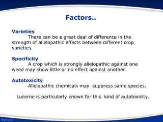 Bioherbicide and allelochemicals.ppt