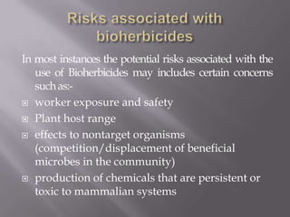 Bioherbicides | PPTX