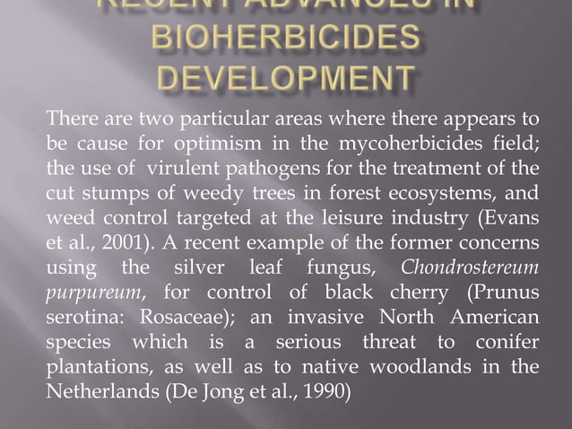 Bioherbicides | PPTX