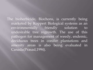 Bioherbicides | PPTX