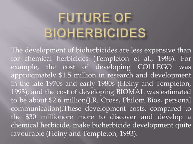 Bioherbicides | PPTX