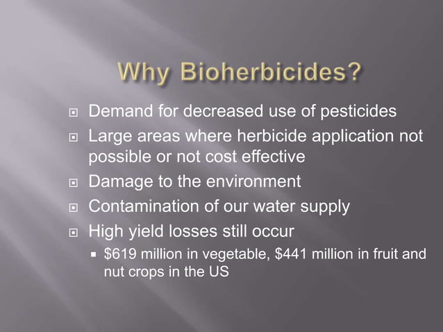 Bioherbicides | PPTX