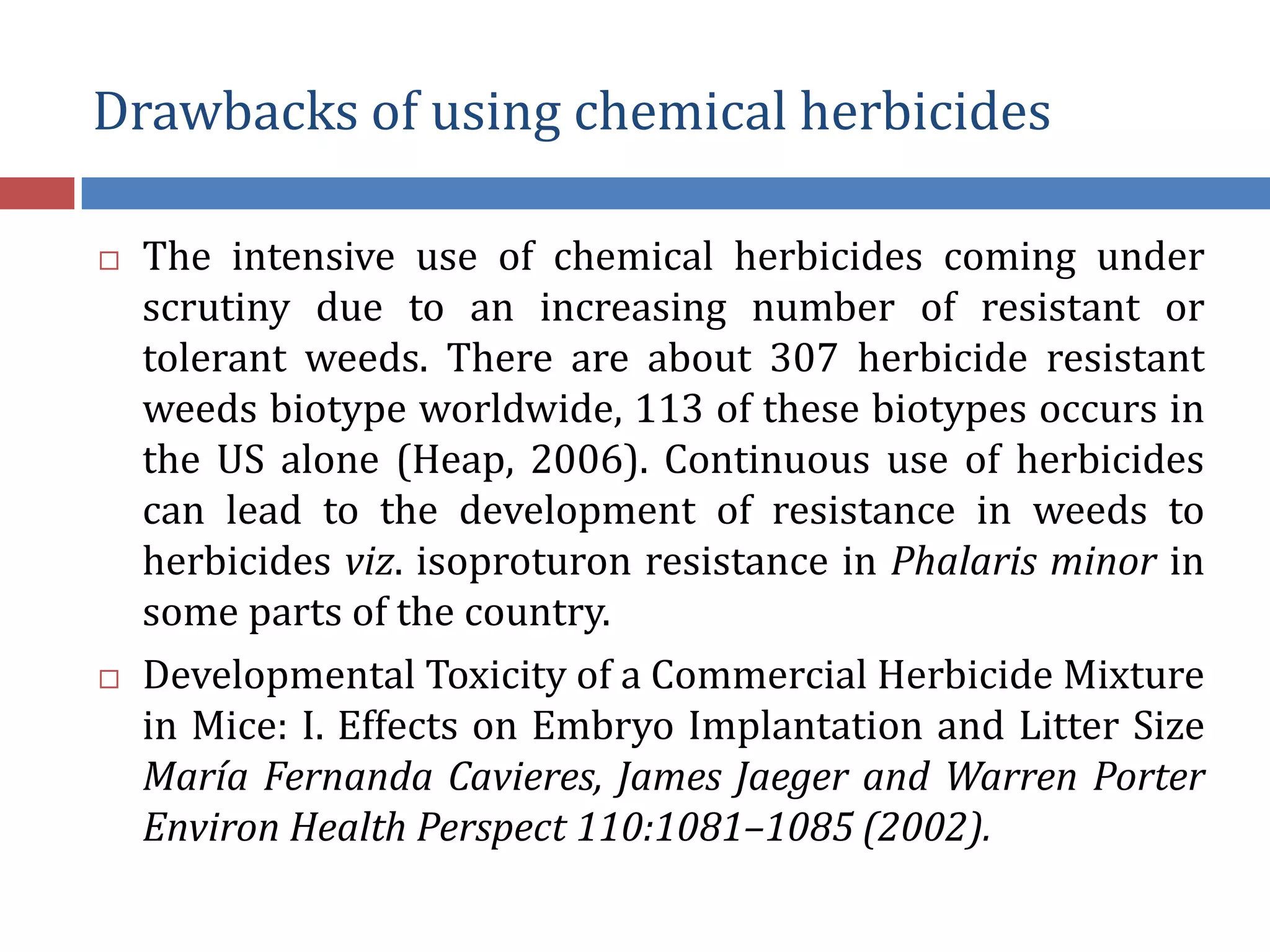 Bioherbicides | PPTX