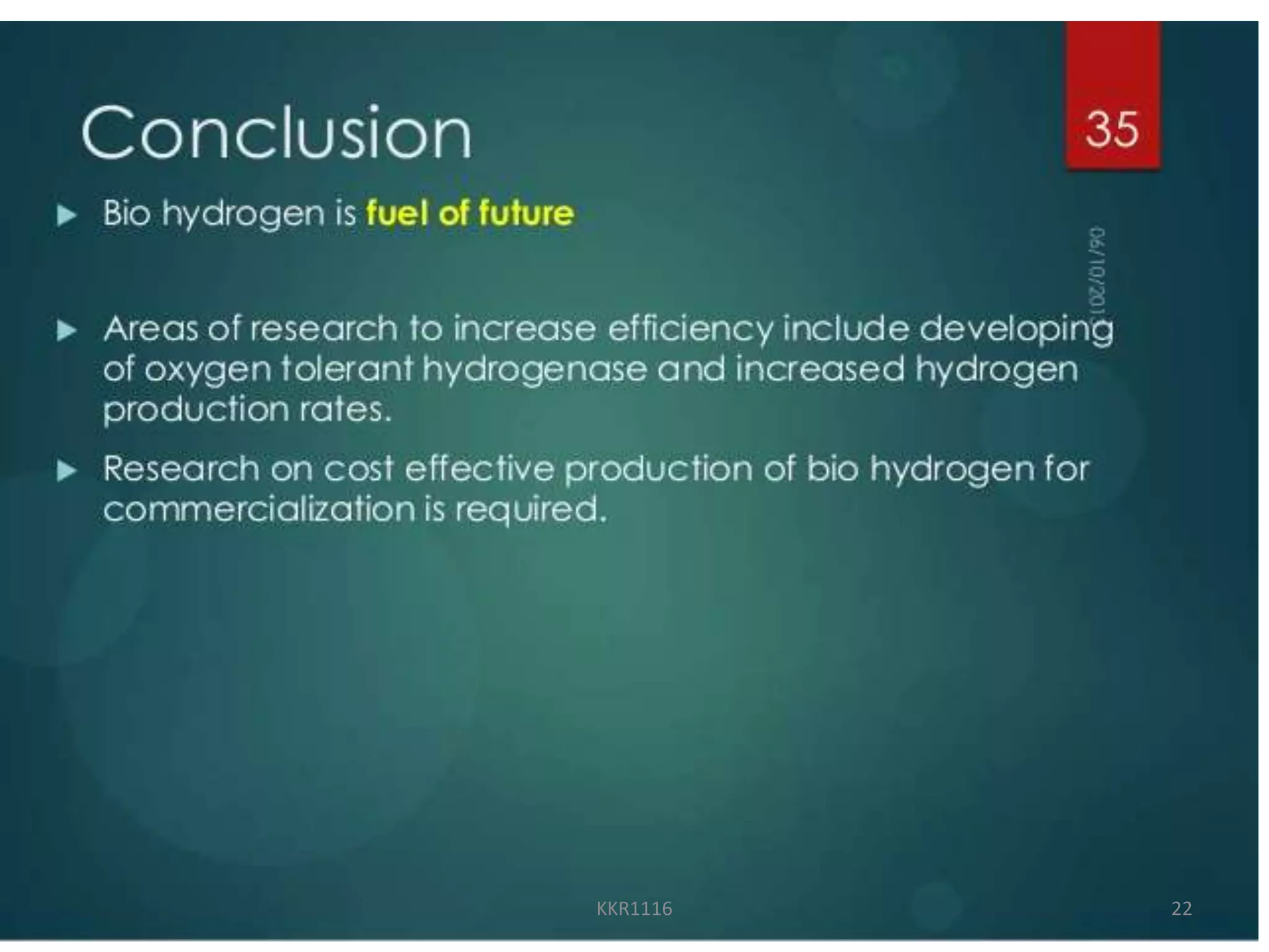 Biohydrogen | PPTX