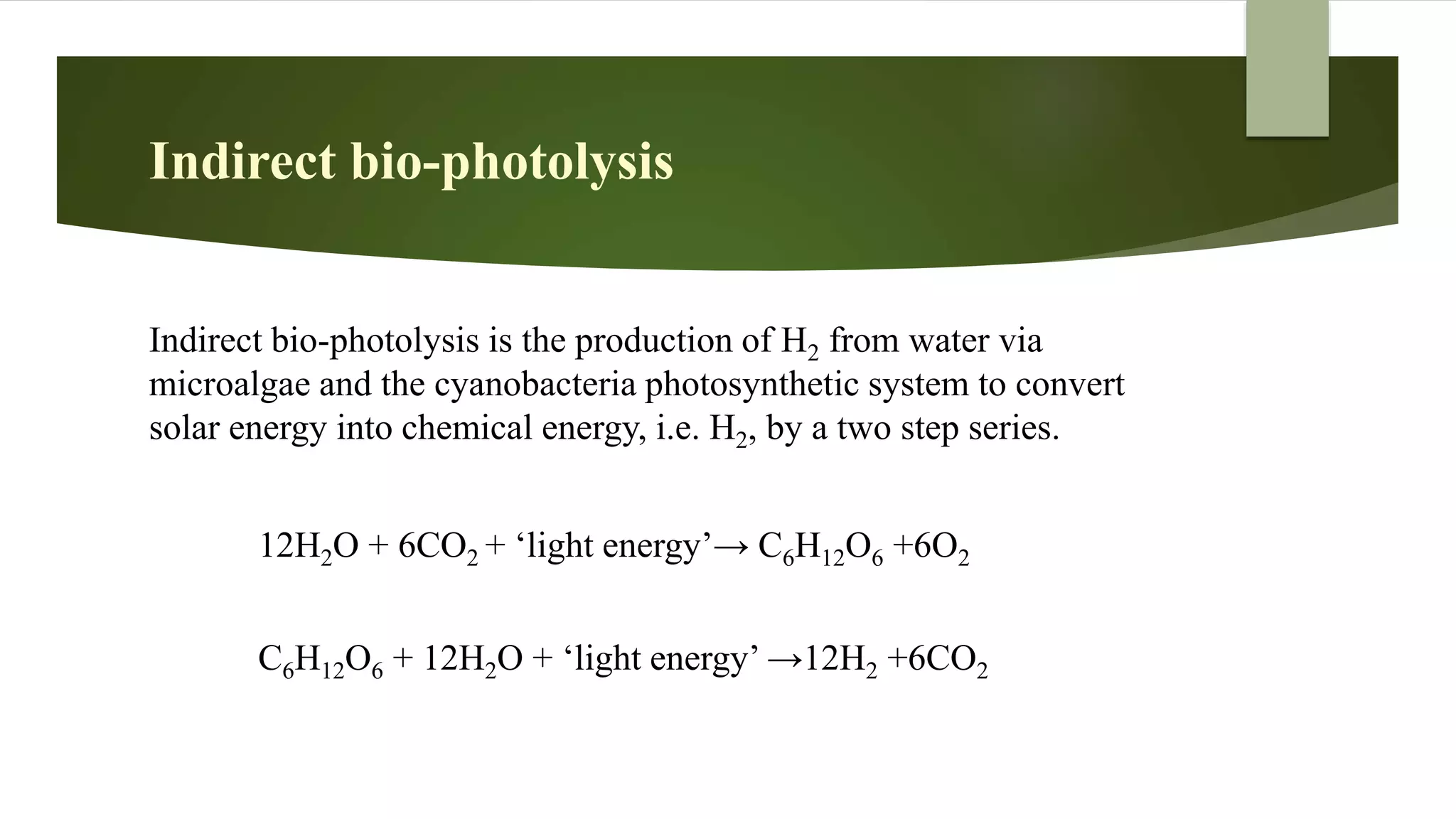 Biohydrogen as a fuel | PPTX