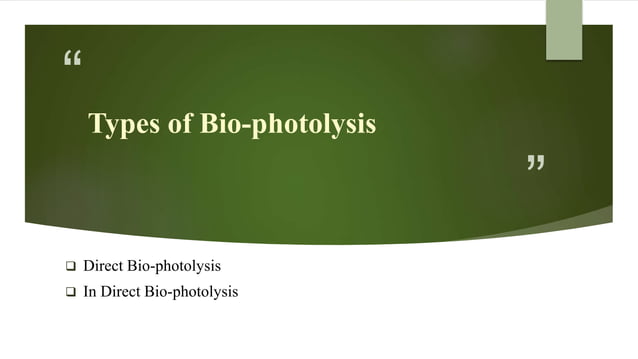 Biohydrogen as a fuel | PPTX | Chemistry | Science