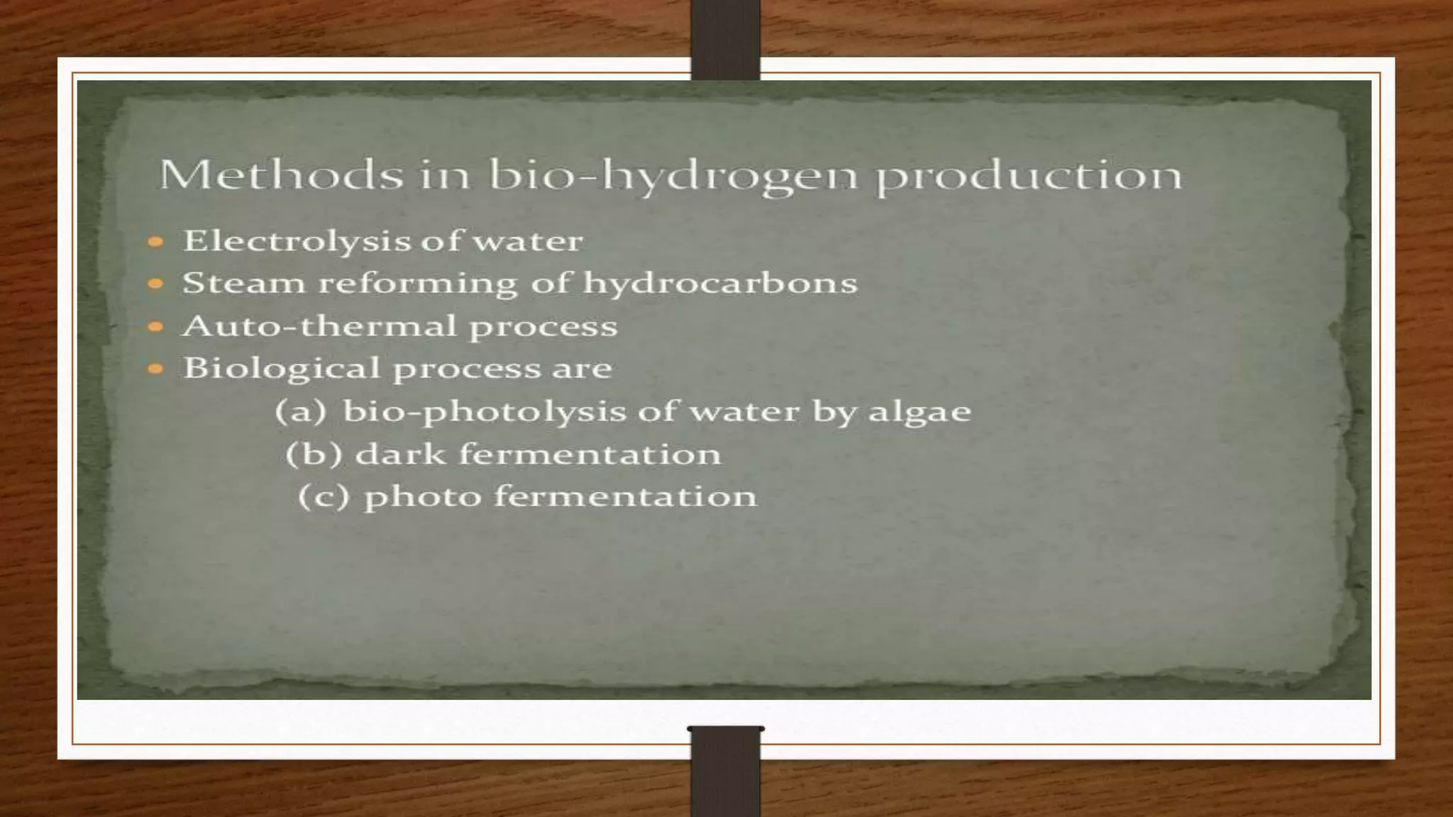 Biohydrogen production | PPTX