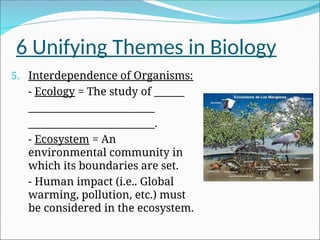 Bio I Chapter 1 The Science of Life w Blanks.ppt