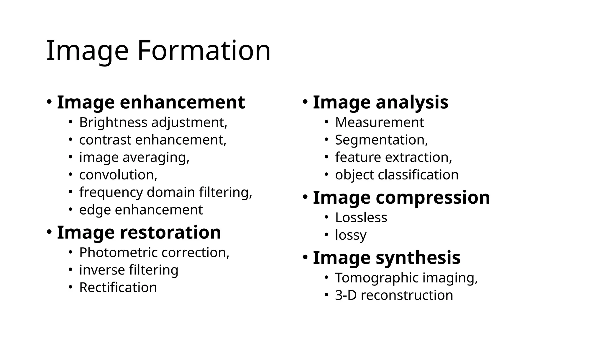 Presentation about types of biomedical images | PPTX