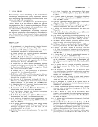 Bioimpedance principles | PDF