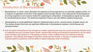 Bioimpedance tech in breast canser | PDF