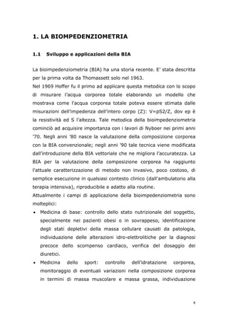 Bioimpedenziometria vettoriale e medicina dello sport - Vercelli ...