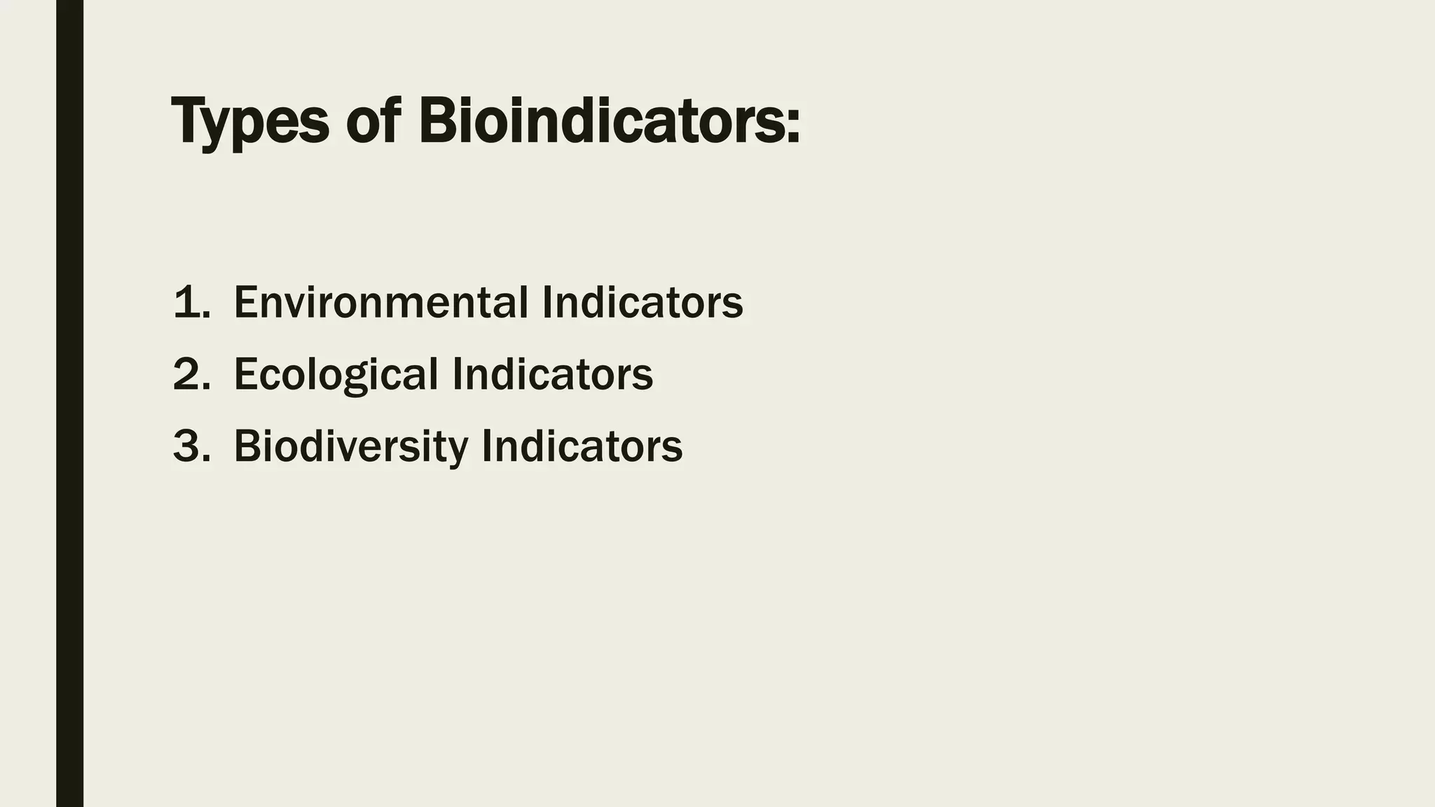 Insects As Bioindictors for Different Levels of Pollution | PPT
