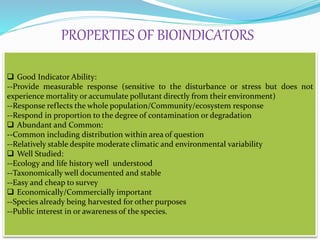 Bioindicators | PPTX