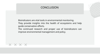 introduction to bioindicators (types, characteristics, etc) | PPT