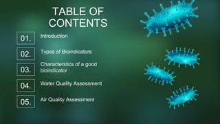 Bioindicators and their Significance in Ecosystem - Astha.pptx