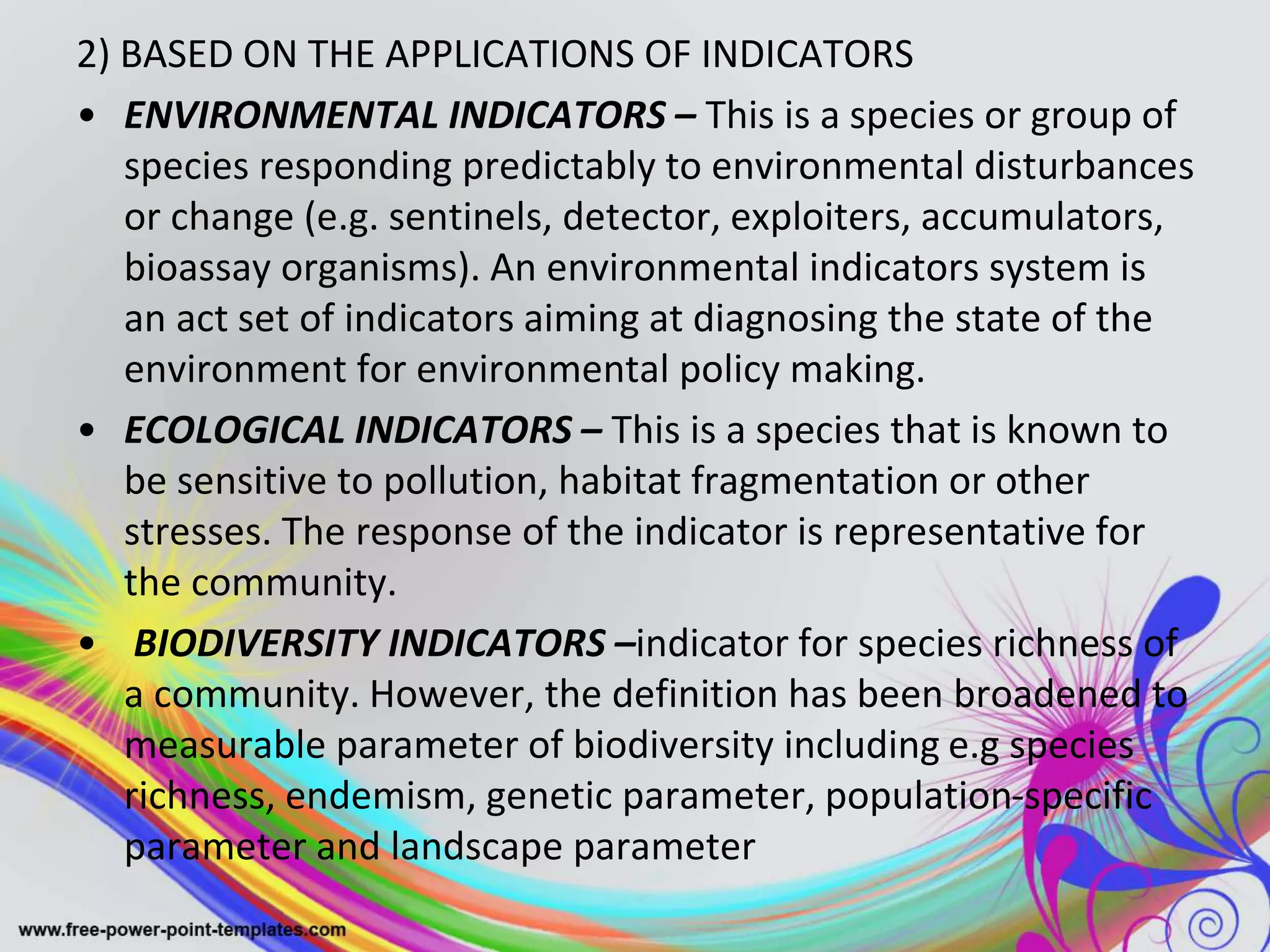 Bioindicators ppt | PPTX