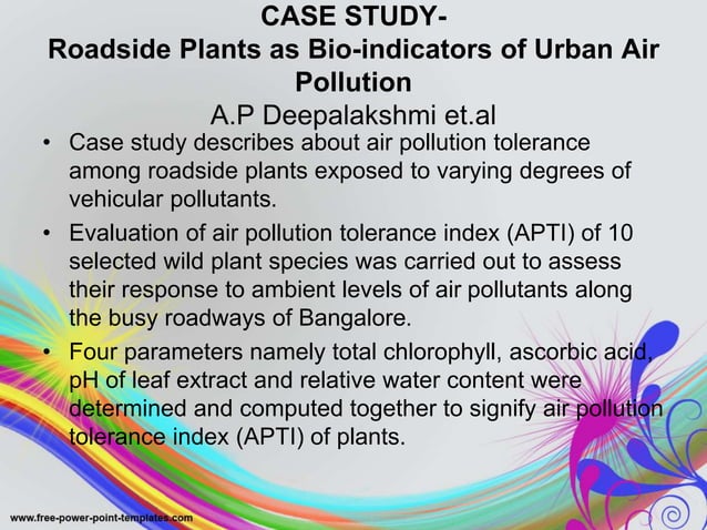 Bioindicators ppt | PPTX | Zoos & Aquariums | Attractions