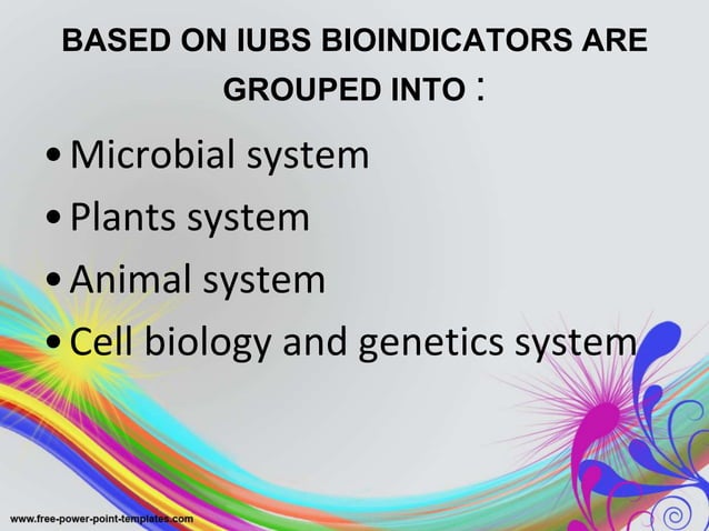 Bioindicators ppt | PPTX | Zoos & Aquariums | Attractions