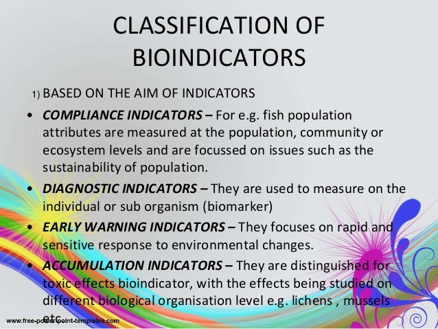 Bioindicators ppt