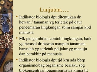 Bioindikator kualitas lingkungan | PPT