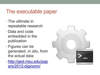 Reproducibility - The myths and truths of pipeline bioinformatics | PPTX