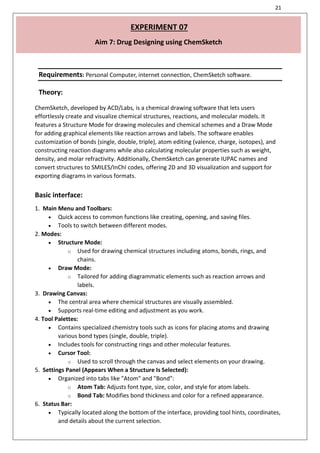 Bioinfornatics Practical Lab Manual For Biotech | PDF