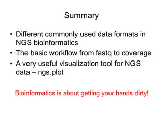 Next-generation sequencing data format and visualization with ngs.plot ...