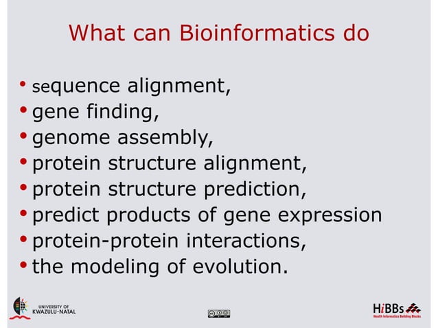 Introduction To Bioinformatics Slides Ppt
