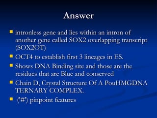 Bioinfomatics Presentation | PPT | Biological Sciences | Science