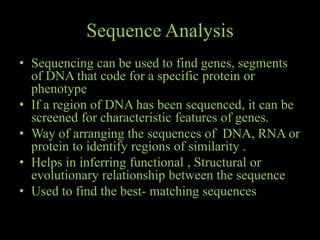 Bioinfomatics in mutation studies | PPT