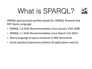 Introduction to Bio SPARQL | PDF